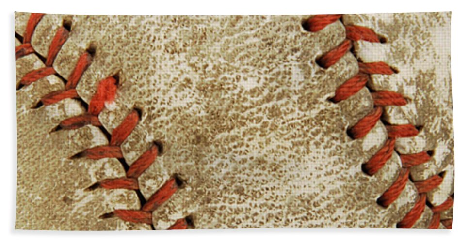 Old Baseball Beach Towel