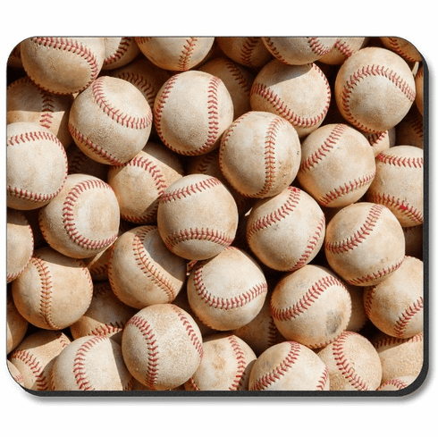 Old Baseballs Mouse Pad