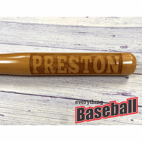Personalized Wooden 18" Mini Baseball Bats 5 COLOR OPTIONS!