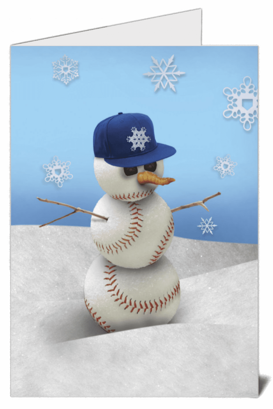 Baseball Christmas and Holiday Cards