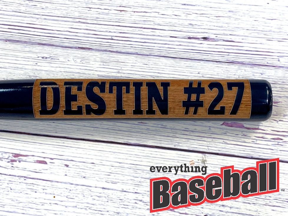 Personalized Wooden 18" Mini Baseball Bats 5 COLOR OPTIONS!