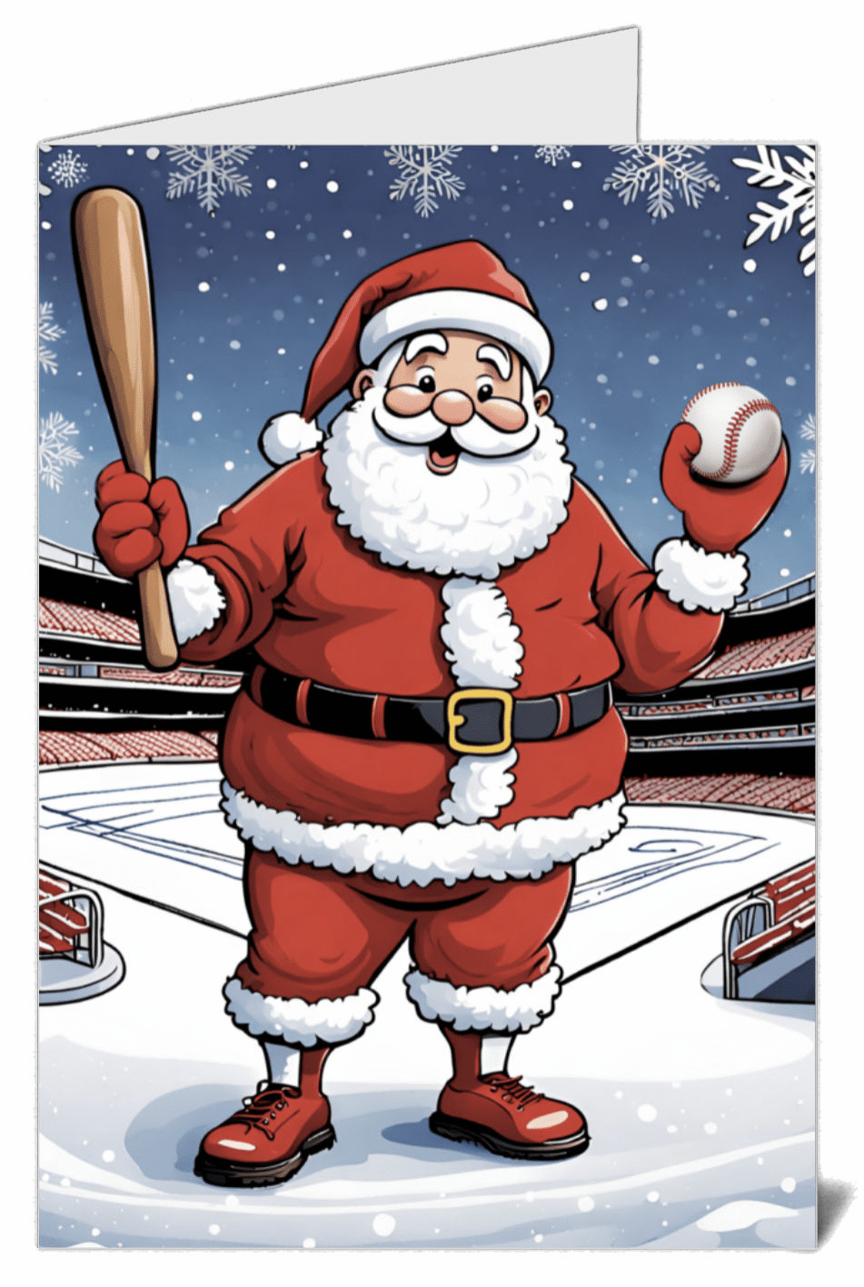 Baseball Christmas and Holiday Cards