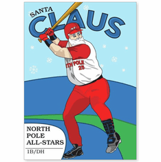 Baseball Christmas and Holiday Cards