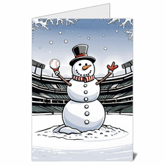 Baseball Christmas and Holiday Cards