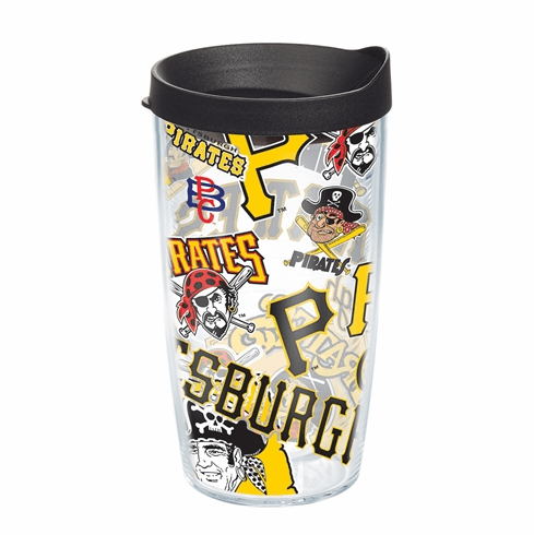 Pittsburgh Pirates All Over Wrap Set of Cups with Lids by Tervis