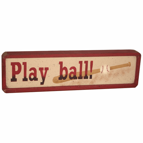 Play ball! Mini Wooden Signs