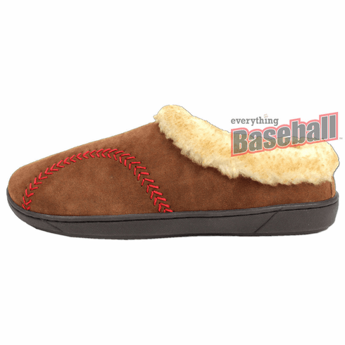 Rawlings Men's Baseball Stitch Hooded Clog Slippers