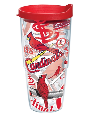 St. Louis Cardinals All Over Wrap Set of Cups with Lids by Tervis