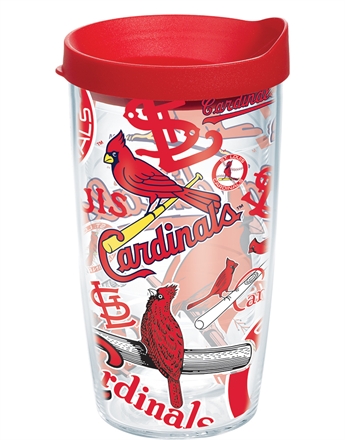 St. Louis Cardinals All Over Wrap Set of Cups with Lids by Tervis
