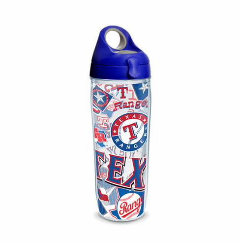 Texas Rangers All Over Wrap Set of Cups with Lids by Tervis