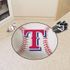 Texas Rangers MLB 27" Round Baseball Rugs 4 DESIGN OPTIONS!