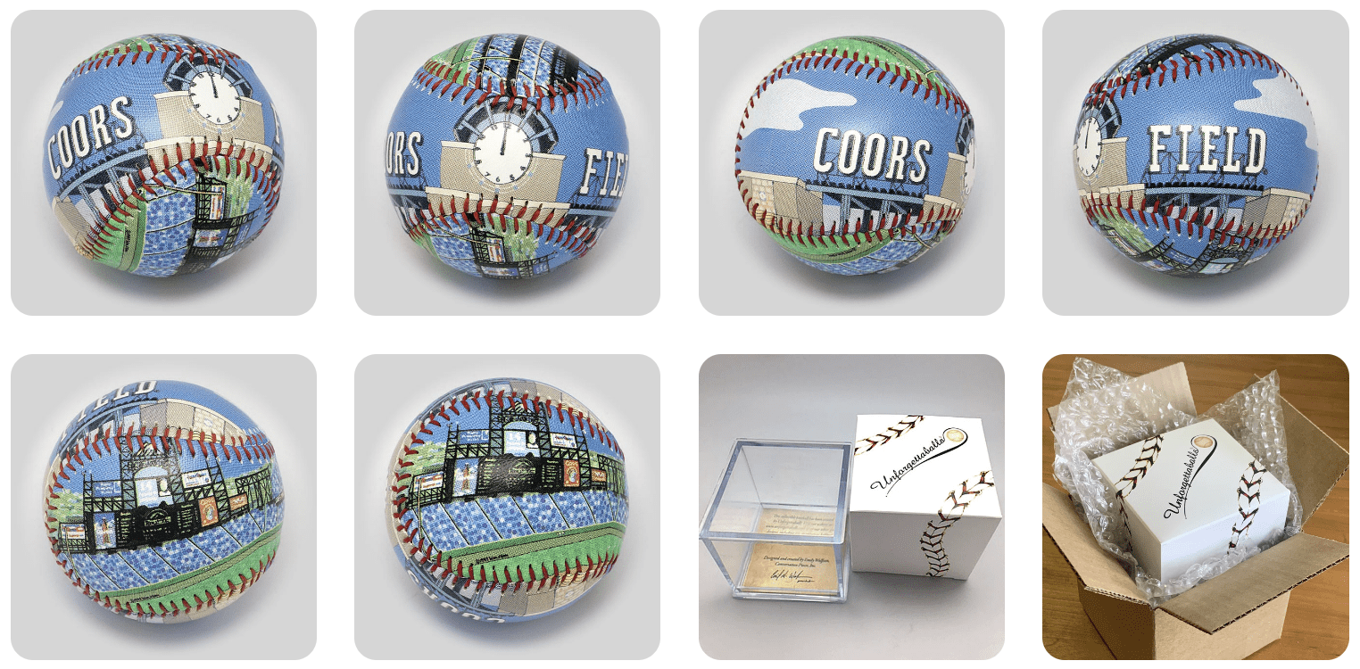 Coors Field Collectible Baseball ONLY 1 LEFT!