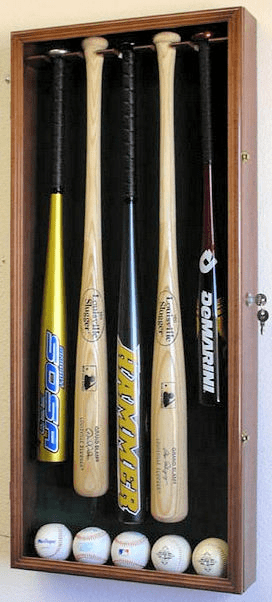 Baseball Display Case for Baseballs Bats Jerseys