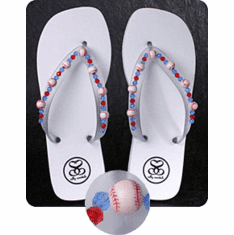 Baseball Flip-Flops Sandals Shoes