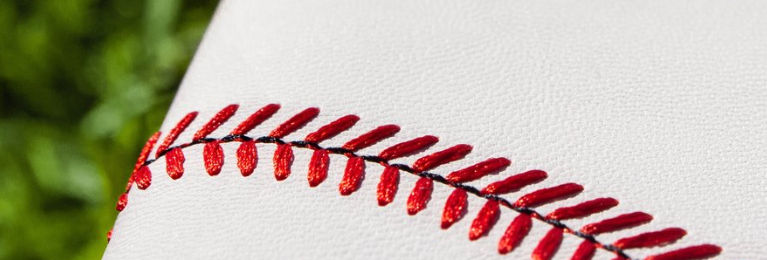 White Baseball Desk Caddy