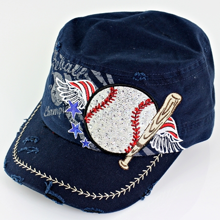 WEEKLY SPECIAL #8 Women's Navy Blue Vintage Baseball Hat