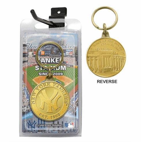 Yankee Stadium New York Yankees Bronze Coin Keychain 2 DESIGNS!
