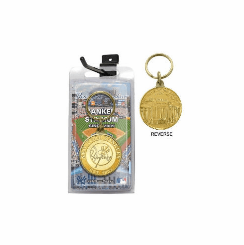 Yankee Stadium New York Yankees Bronze Coin Keychain 2 DESIGNS!