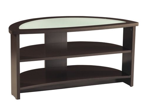 42 Inch Half Moon TV Stand with Glass - Office Star - TV1642EG - Flat ...
