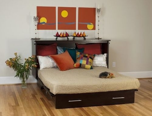 Creden-ZzZ Queen Cabinet Bed - Arason Murphy Beds - 503-20 - Queen Size ...