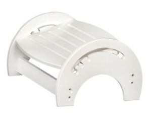 Kids Step Stool Nursing Stool in White KidKraft Furniture 15101 Kids Step Stools