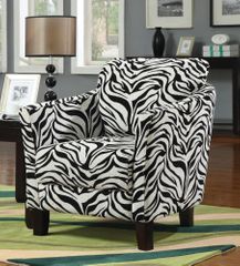 Leopard Zebra Accent Chair 900404 Accent Chairs