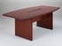 Mayline Corsica 7 Feet Boat-shaped Conference Table in Sierra Cherry ...
