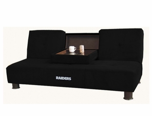 NFL Oakland Raiders Convertible Sofa with Tray - Imperial International ...