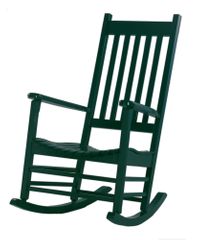 Porch Rocker Chair in Hunter Green - R-51865 - Outdoor Rocking Chairs