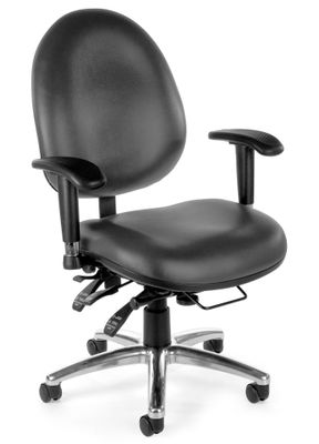 Task Office Chair - Vinyl 24 Hour Computer Task Chair Hi-back - OFM ...