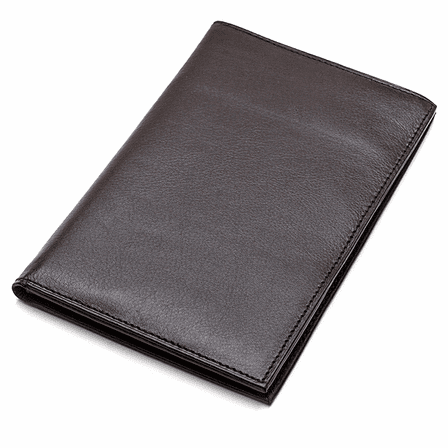 60 Card Leather Business Card File - Executive Gift Shoppe