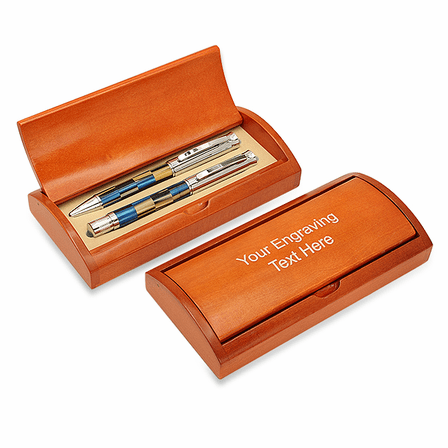 Black & Blue Dual Pen Set - Executive Gift Shoppe