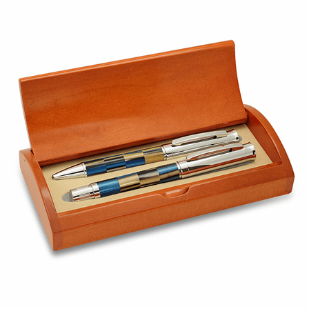 Black & Blue Dual Pen Set - Executive Gift Shoppe