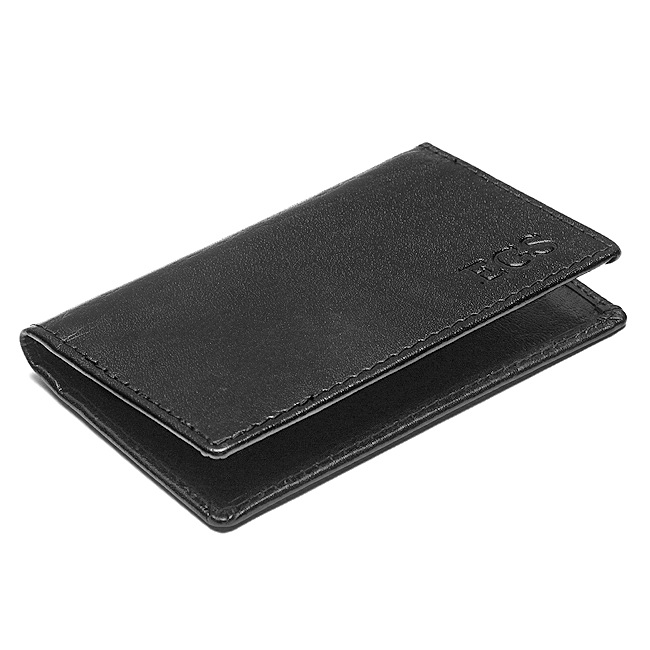Personalized Leather Business & Credit Card Case - Executive Gift Shoppe