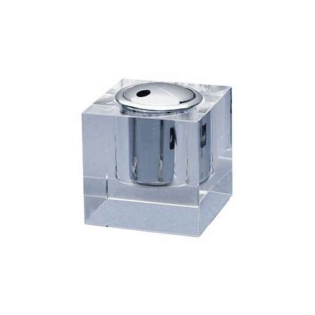 Clear Crystal Cube Table Lighter - Executive Gift Shoppe