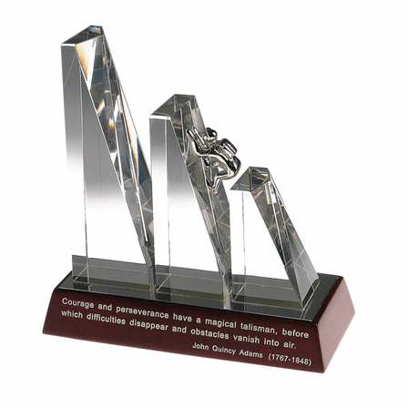 Courage & Perseverance - Inspirational Desk Sculpture - Executive Gift ...
