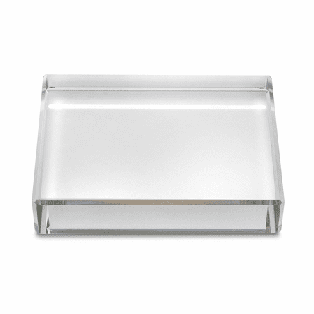 Crystal Clear Rectangular Paperweight with Free Laser Engraving
