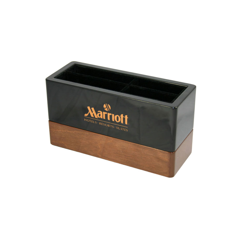 Executive Stackable Wooden Cell Phone and Pen Holder - Executive Gift ...