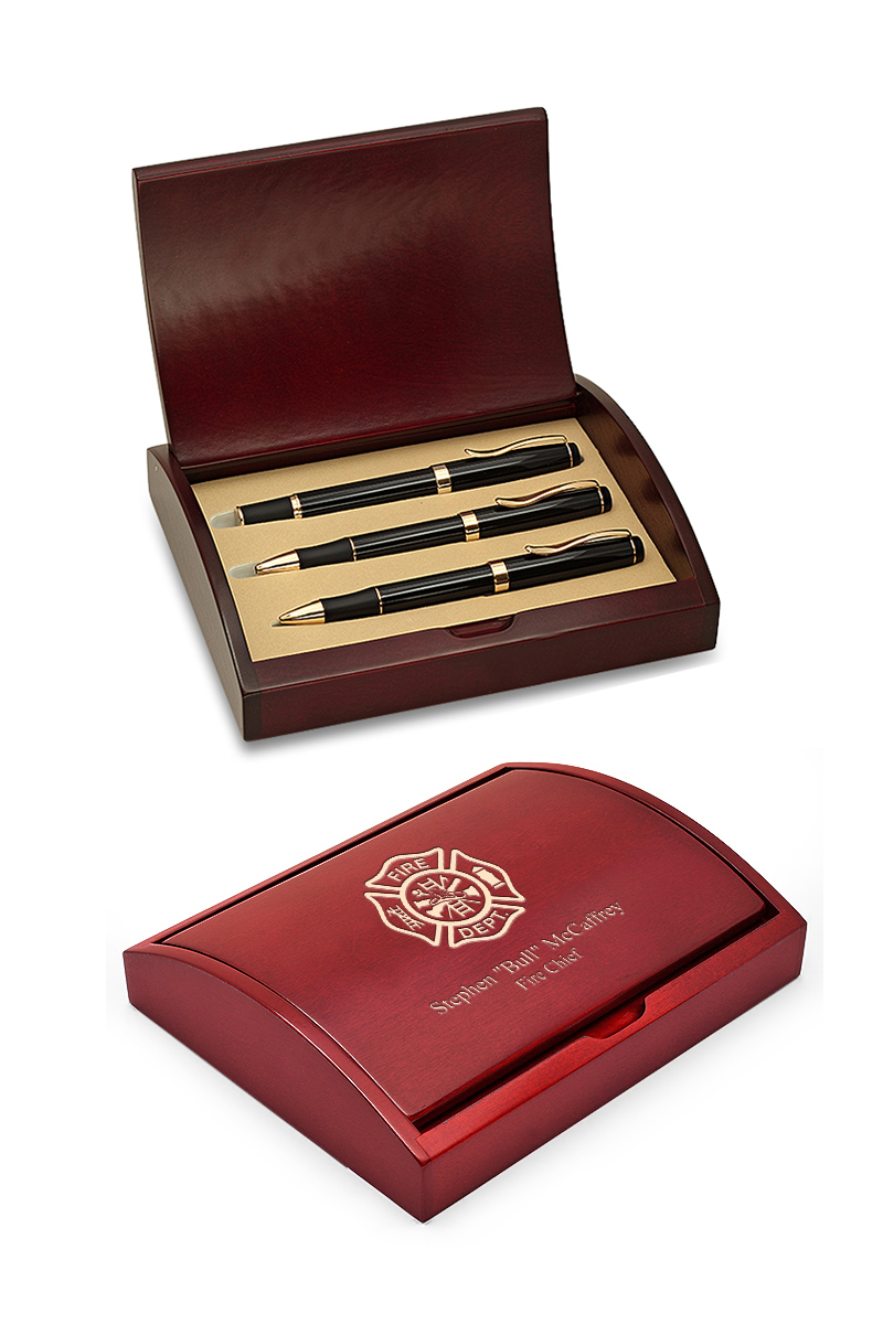 Firefighter's Pen & Pencil Gift Set - Executive Gift Shoppe