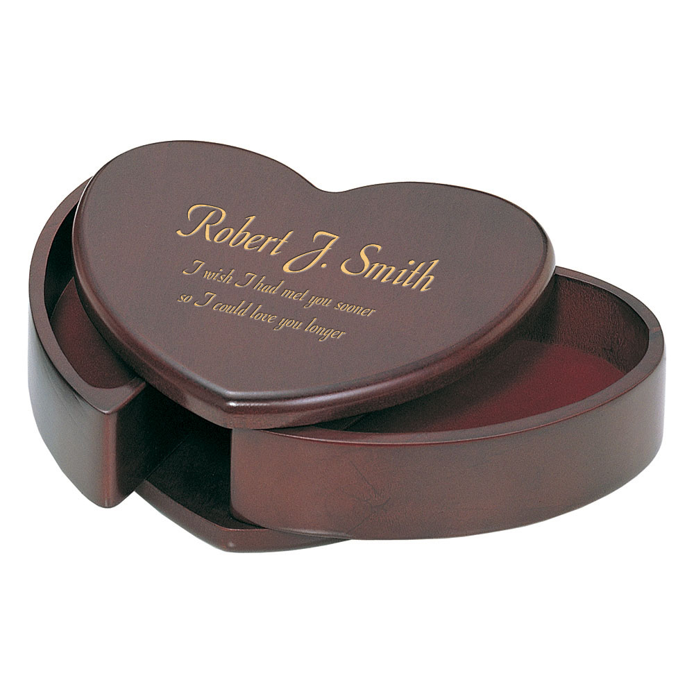 Heart Shaped Treasure Box - Executive Gift Shoppe