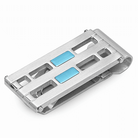 Industry Engraved Spring Loaded Money Clip - Executive Gift Shoppe