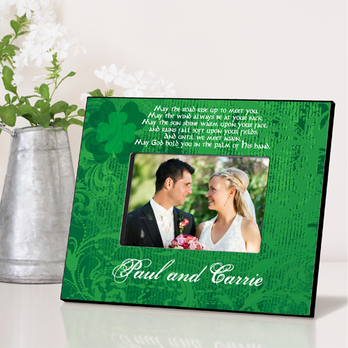 Irish Blessing Personalized Picture Frame - Executive Gift Shoppe