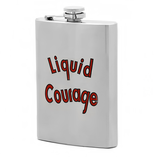 Liquid Courage Flask - Executive Gift Shoppe