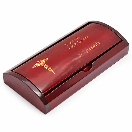 Medical Theme Two Piece Pen Set with Wood Box