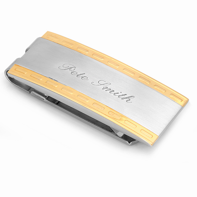 Milan Collection Spring Loaded Money Clip - Executive Gift Shoppe