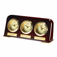 Rotating Skeleton Dial Desk Clock - Executive Gift Shoppe