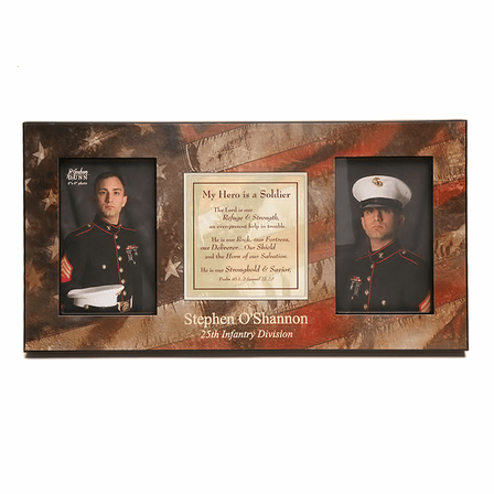 My Hero Is A Soldier Photo Frame - Executive Gift Shoppe