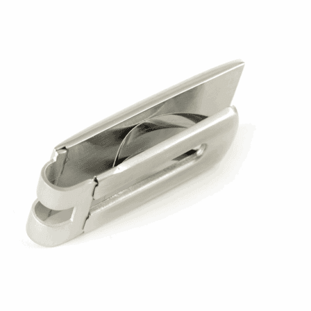 Noir Engraved Spring Loaded Money Clip - Executive Gift Shoppe