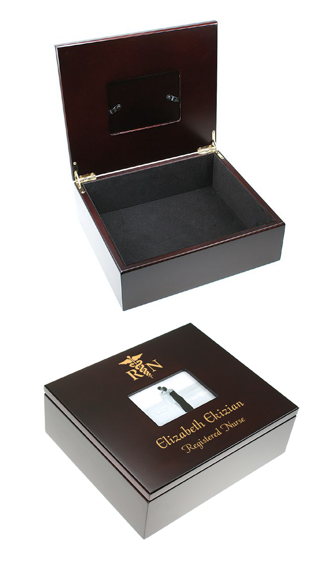 Nurse's Treasure Box with Photo Frame - Executive Gift Shoppe