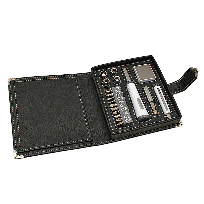 Personalized 18 Piece Tool Kit With Black Case - Executive Gift Shoppe